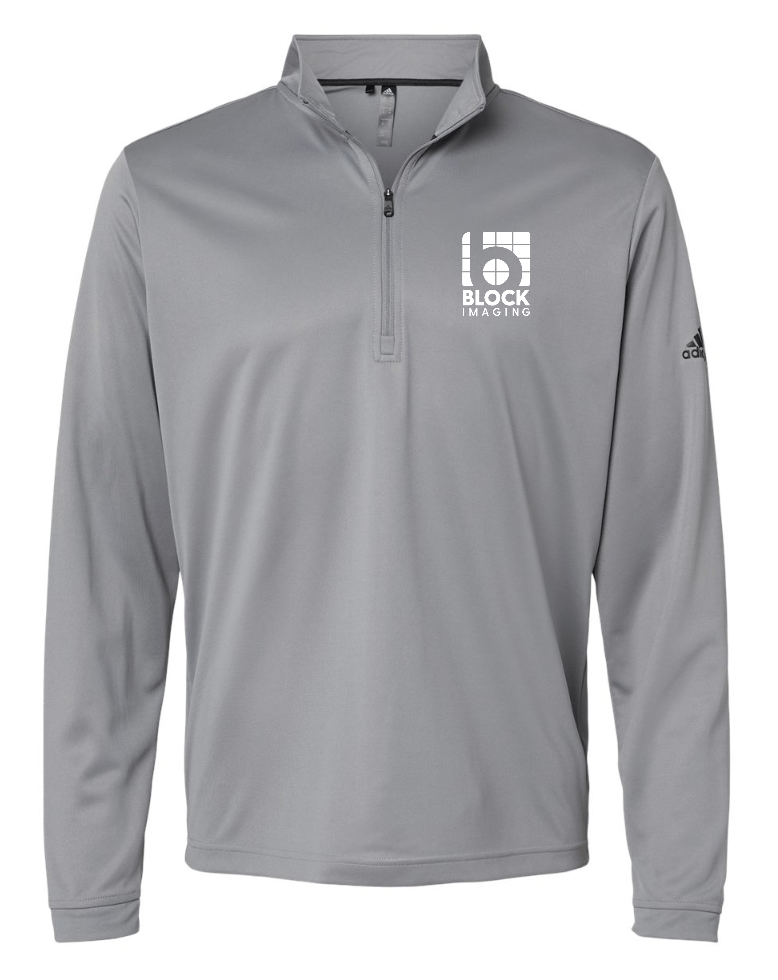 Custom Shirts | Block Imaging - Embroidered Men's Adidas 1/4 Zip ...