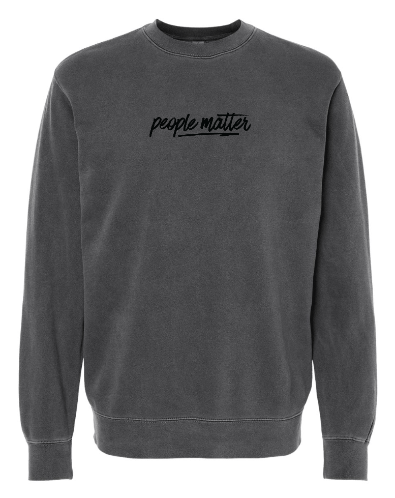 Custom Shirts | Block Imaging - Embroidered People Matter Unisex ...