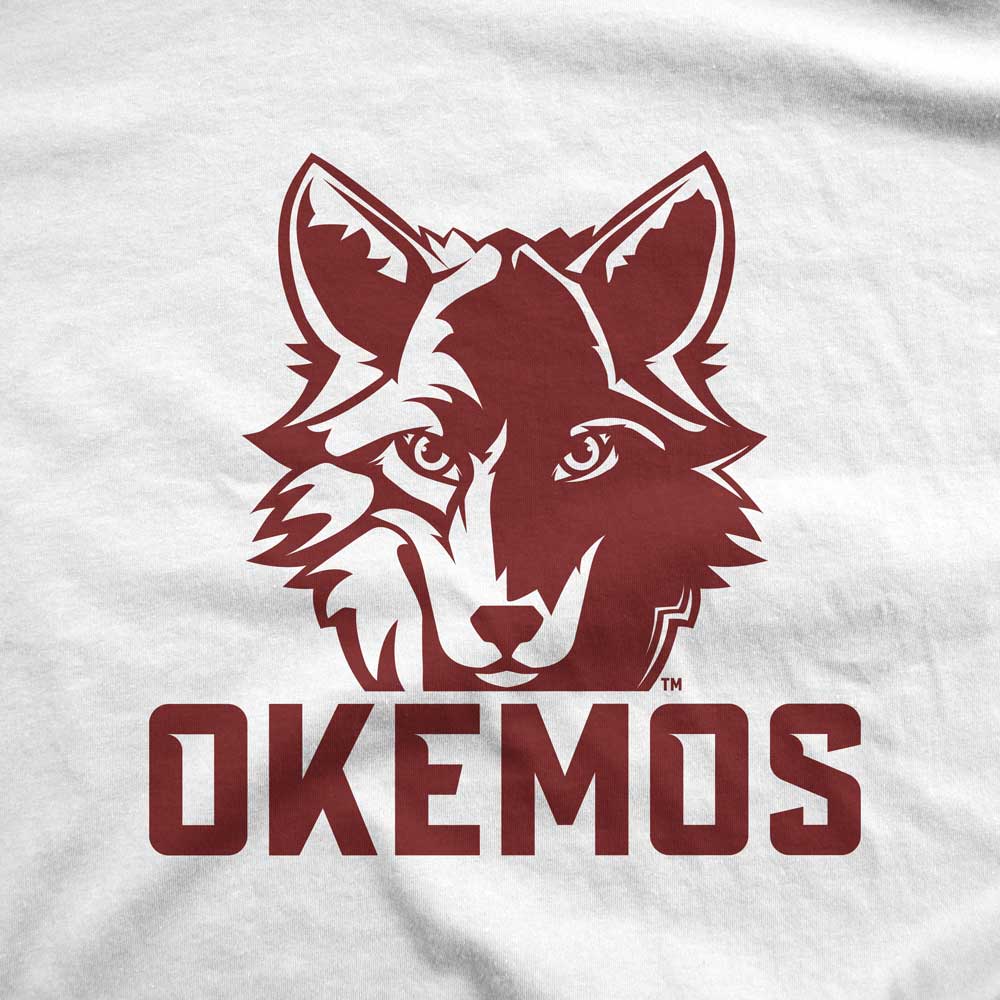 Okemos Wolves - Adult White Unisex Hoodie – Fabricated Customs